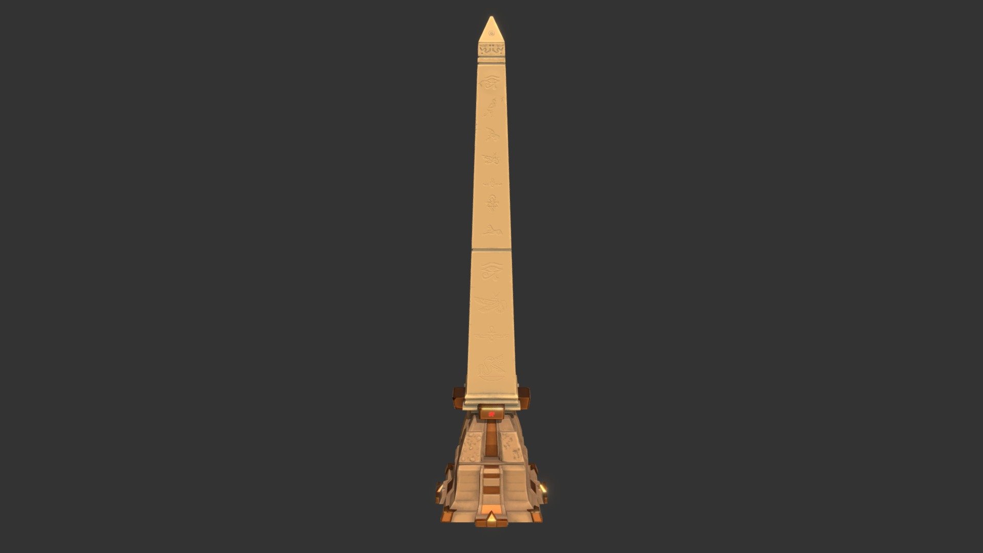 Stylized Egyptian Obelisk - 3D model by Xearzop [aaa69b5] - Sketchfab
