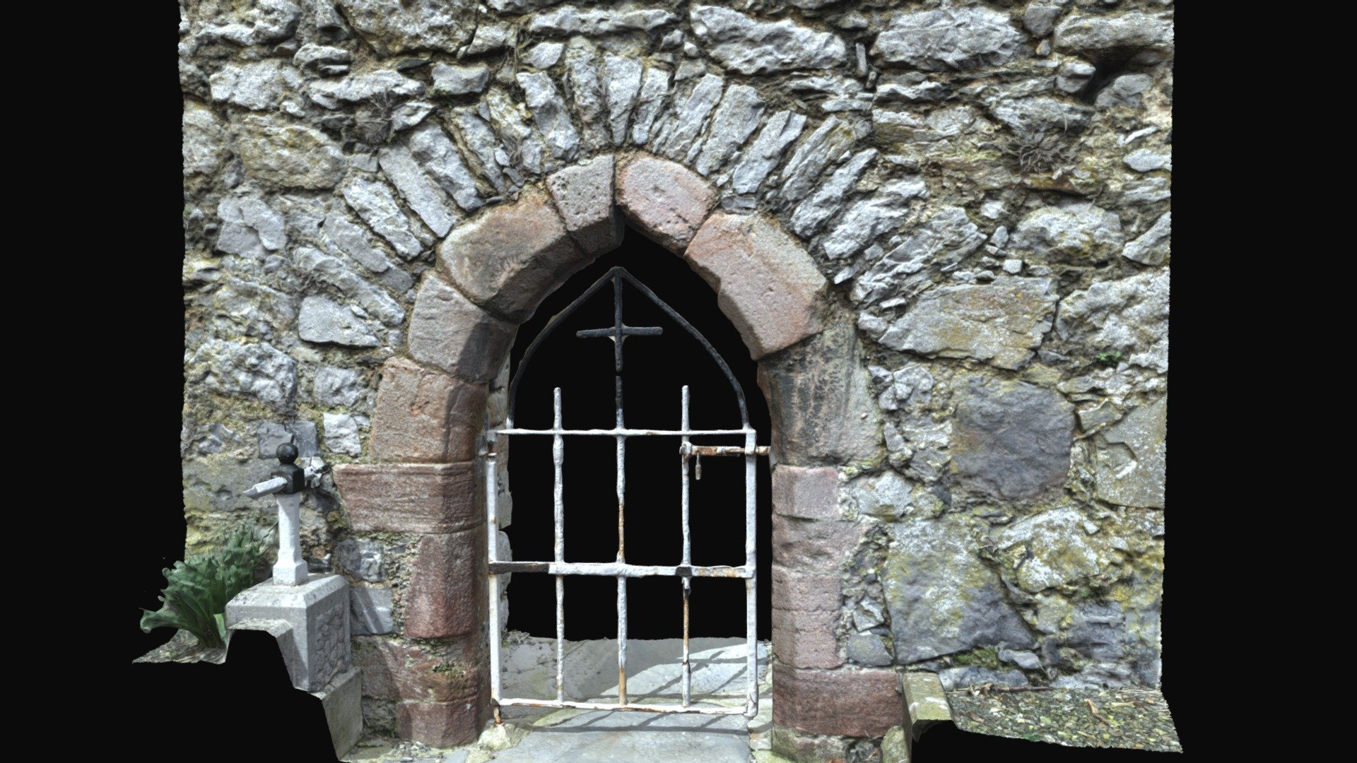 Nenagh Friary (TN020-037002-) Doorway - Download Free 3D model by ...