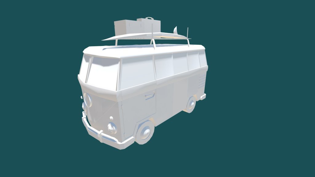 Bus Camping Low Poly - Download Free 3D model by zorbrush [aaa9b05 ...