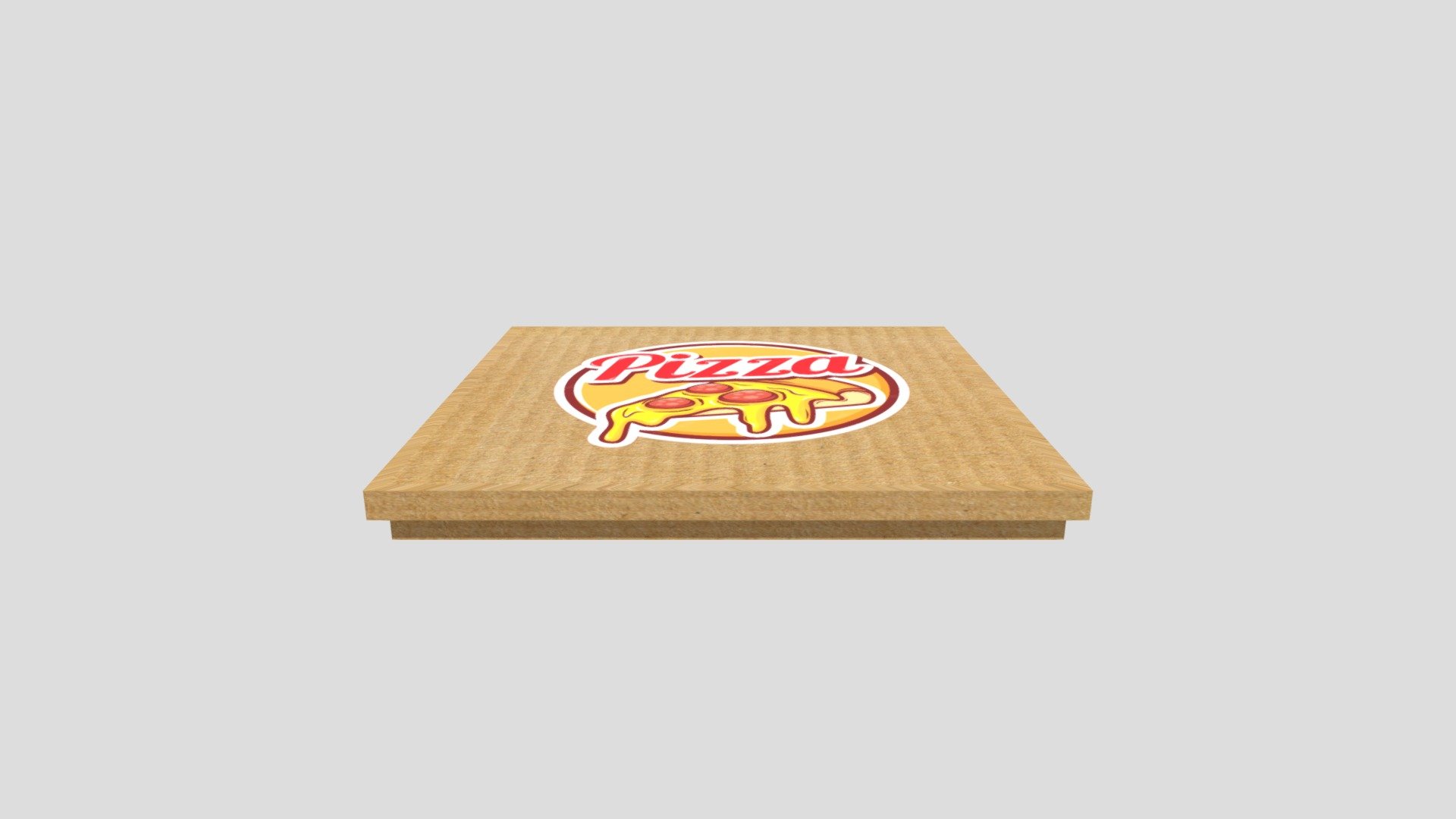 Pizzabox - Download Free 3D model by vesty [aaac693] - Sketchfab