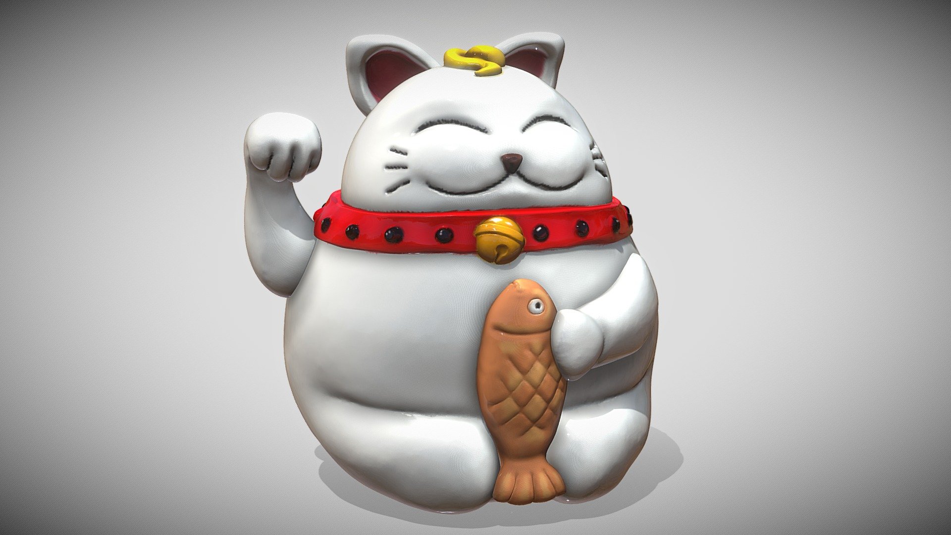 Lucky Cat - 3D model by su ying chia (@ying1980) [aaaeb61] - Sketchfab