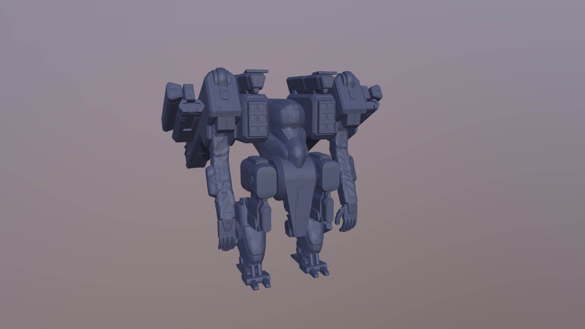 Mech (WIP) - 3D model by AlexMooreFutureworks [aaaf7e8] - Sketchfab