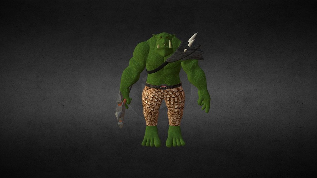 Orc - 3D model by 2001spaceorc [aab040b] - Sketchfab