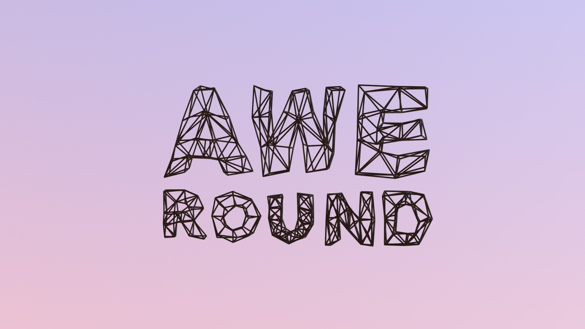 awe logo - 3D model by aweround [aab18d4] - Sketchfab