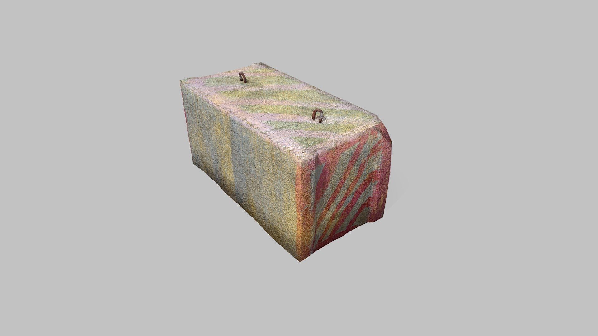 Concrete road block - 3D model by RixTsk [aab1cba] - Sketchfab