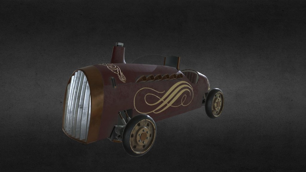Race car - 3D model by Erosoak [aab4d6b] - Sketchfab