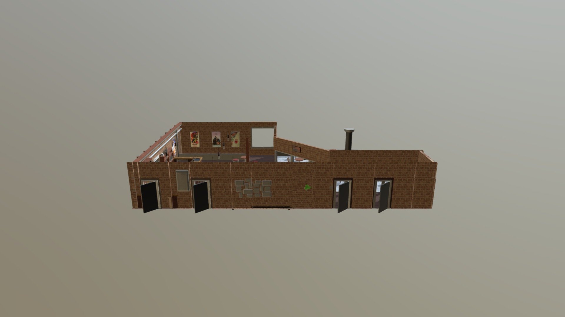 Bar Final Environment - 3D model by alexw15a [aab52d4] - Sketchfab
