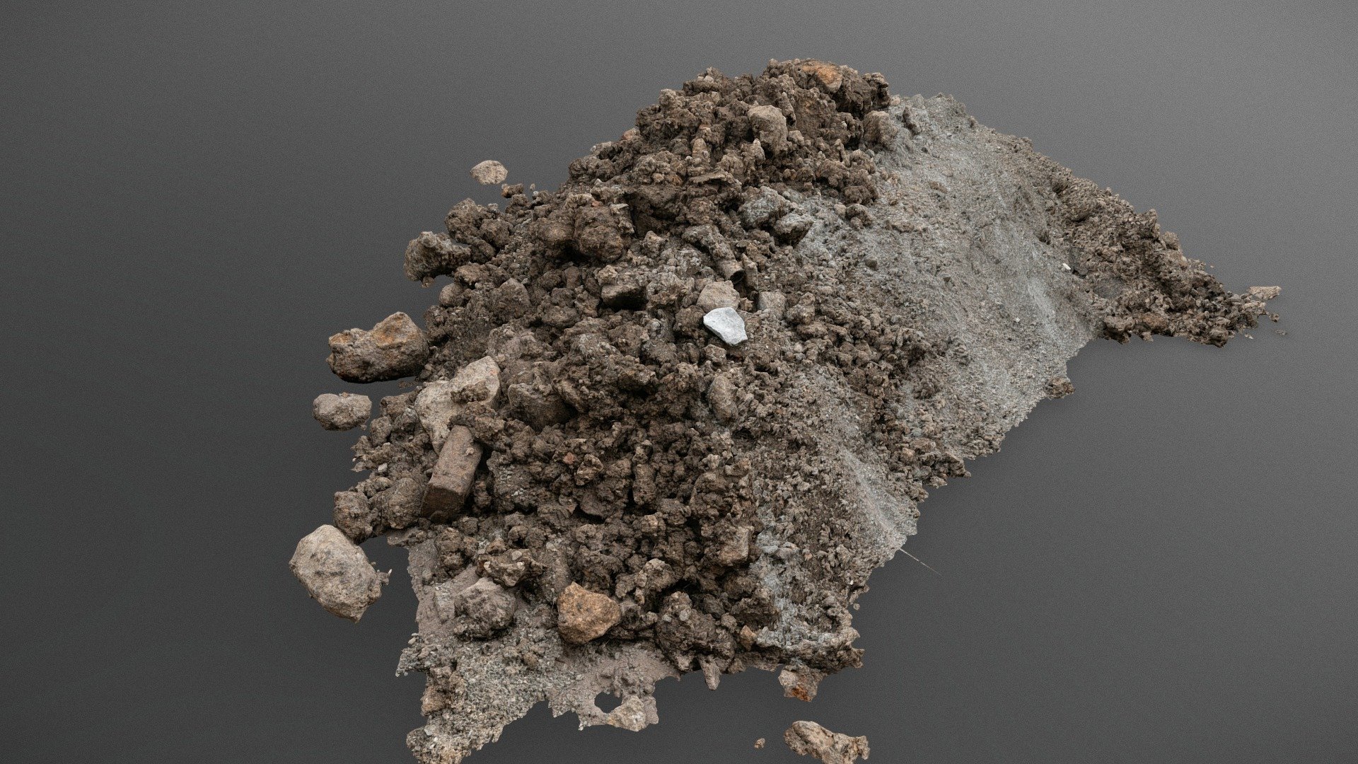 Fluffy dark mixed pile - 3D model by 333DDD (@333DDD-oficial) [aab5847 ...