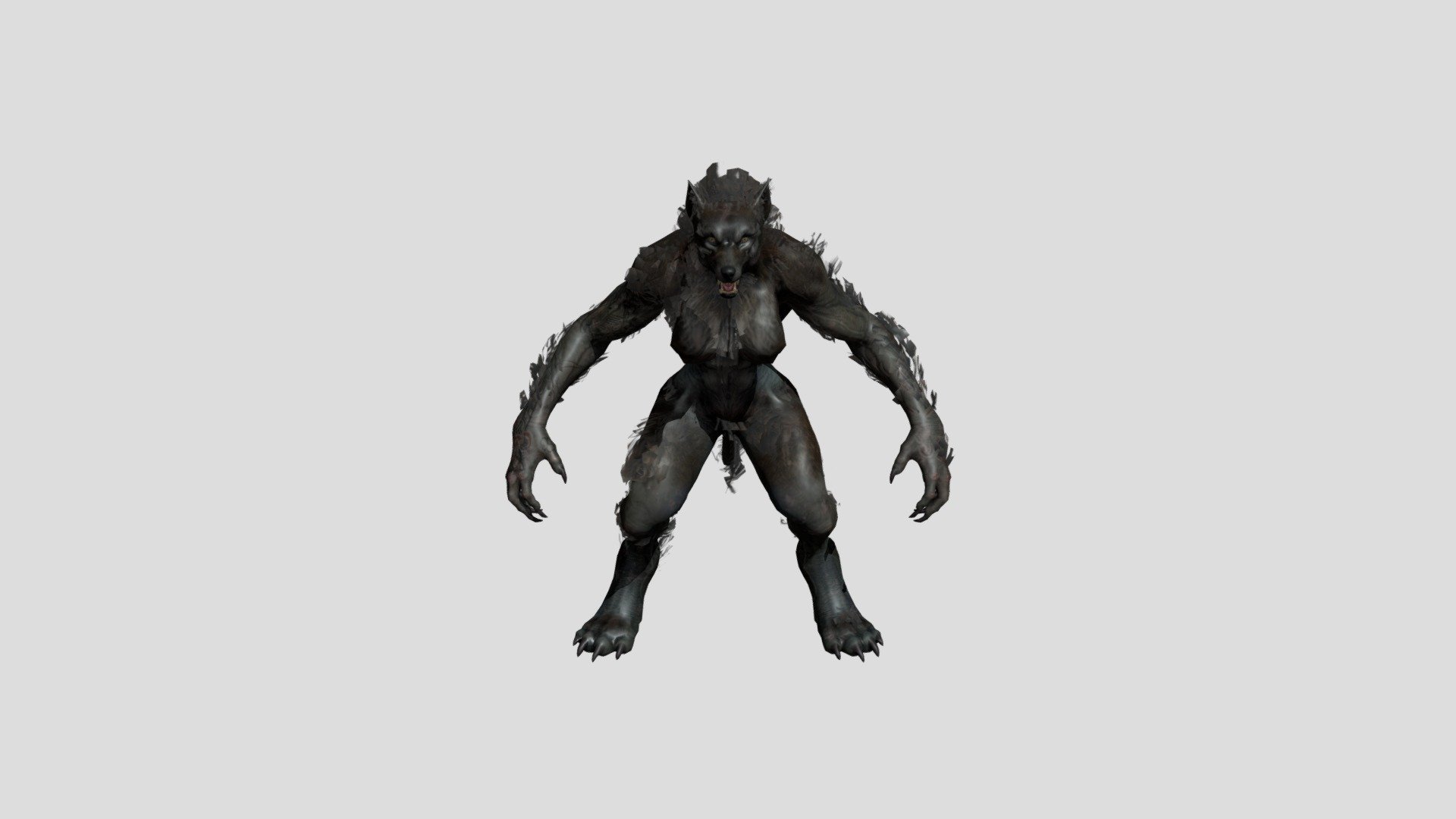 Werewolf Female My Edition - Download Free 3D model by nova3.com ...