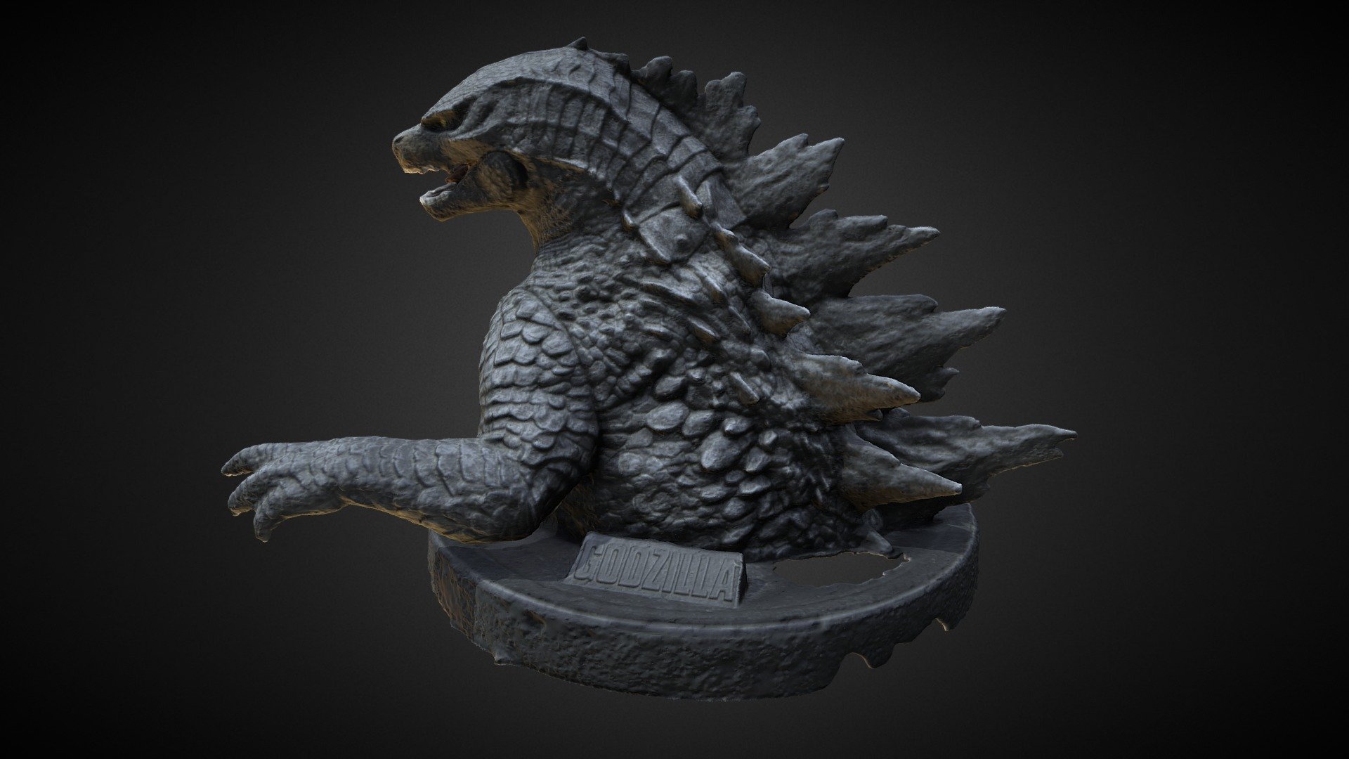 Godzilla Drink Cup Figures - 3D model by zannijp [aab64c8] - Sketchfab