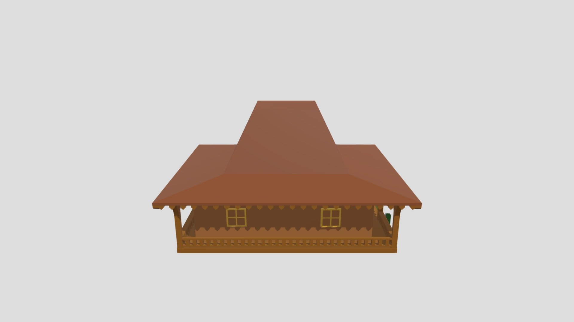 Mshb Rumah Adat Joglo - 3D model by heydraah [aab97c2] - Sketchfab