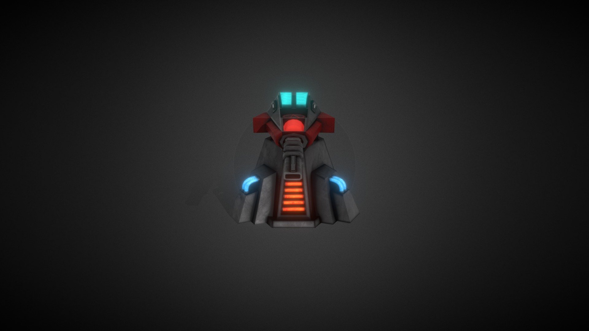 Space Turret - 3D model by Maxi (@maxicasella) [aabb0f7] - Sketchfab