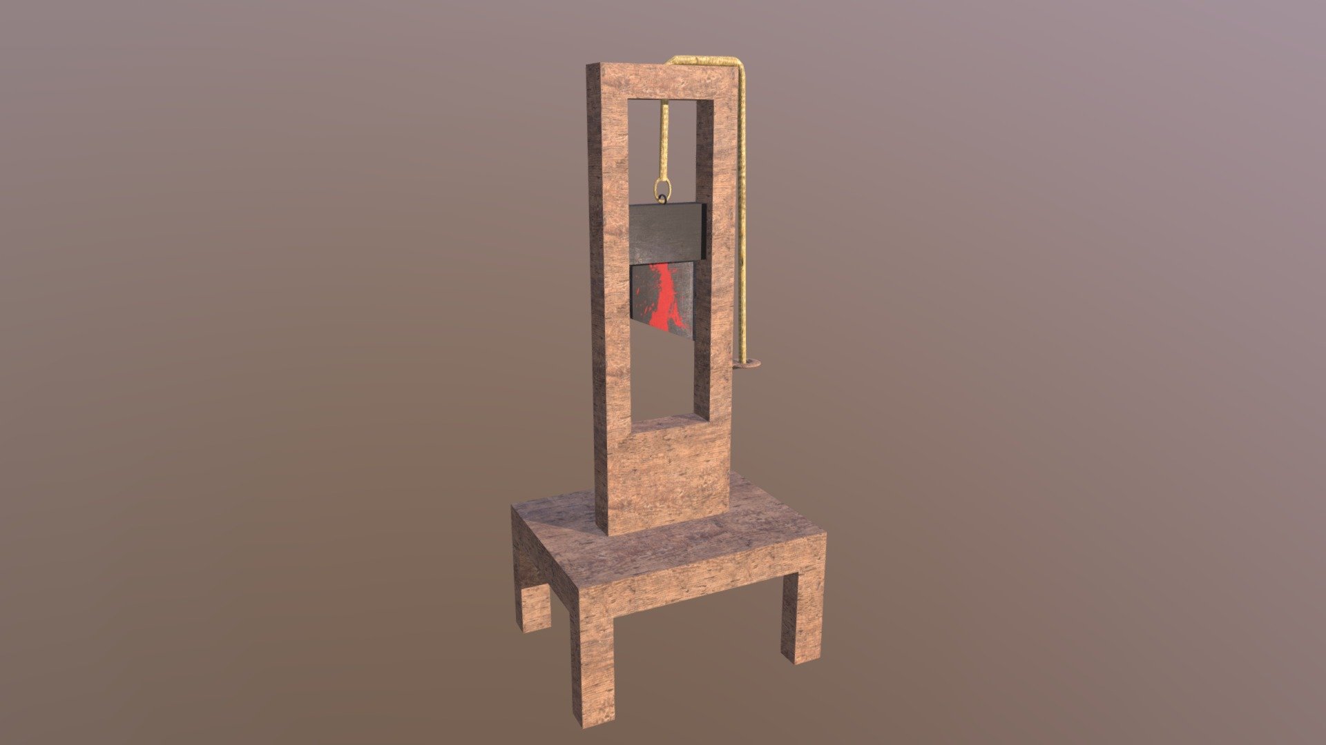 Guillotine - 3D model by Craig Andrews (@Craig.Andrews) [aabb3f8 ...