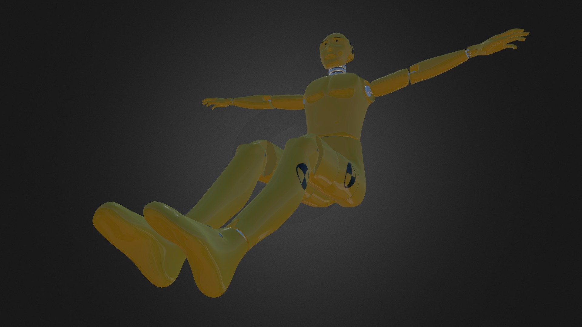 Crash Test Dummy - 3D model by Pavel Shabanov (@coolerinc) [aabdbd4 ...
