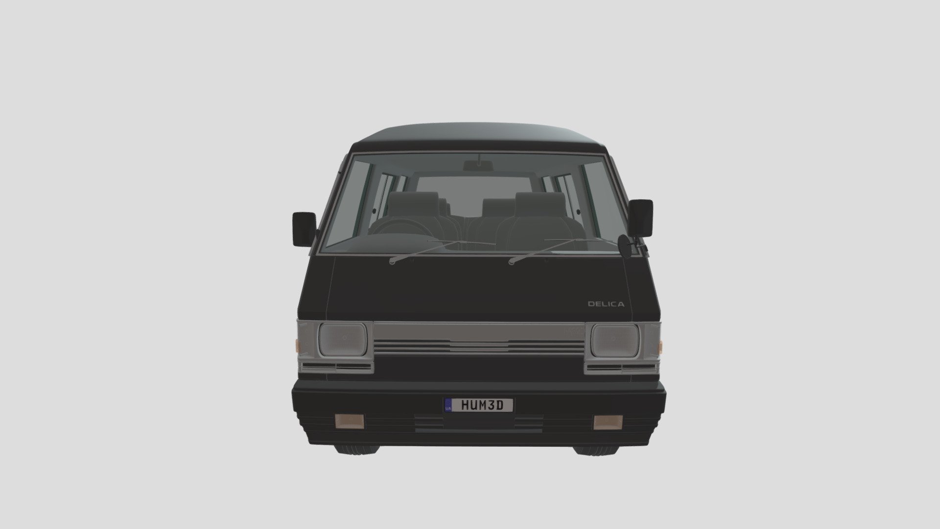 Mitsubishi Delica (Mk2) Star Wagon 4WD GLX - Download Free 3D model by ...