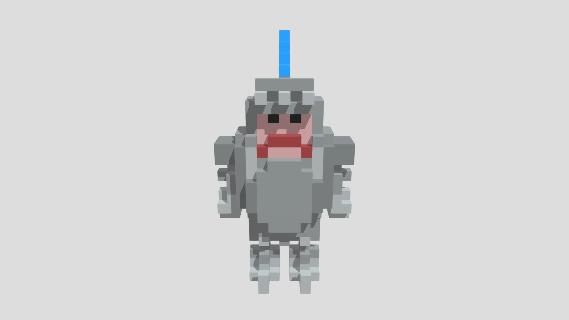 Voxel Knight - 3D model by RobinVonOtto [aac000c] - Sketchfab