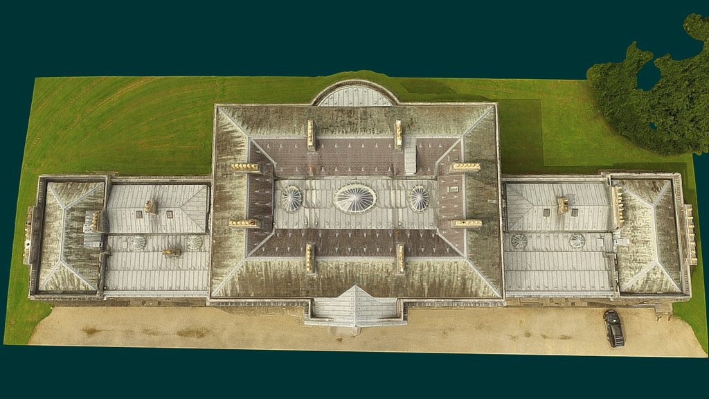 Castlecoole Roof plan - 3D model by HeritageNI.com (@heritageNI ...