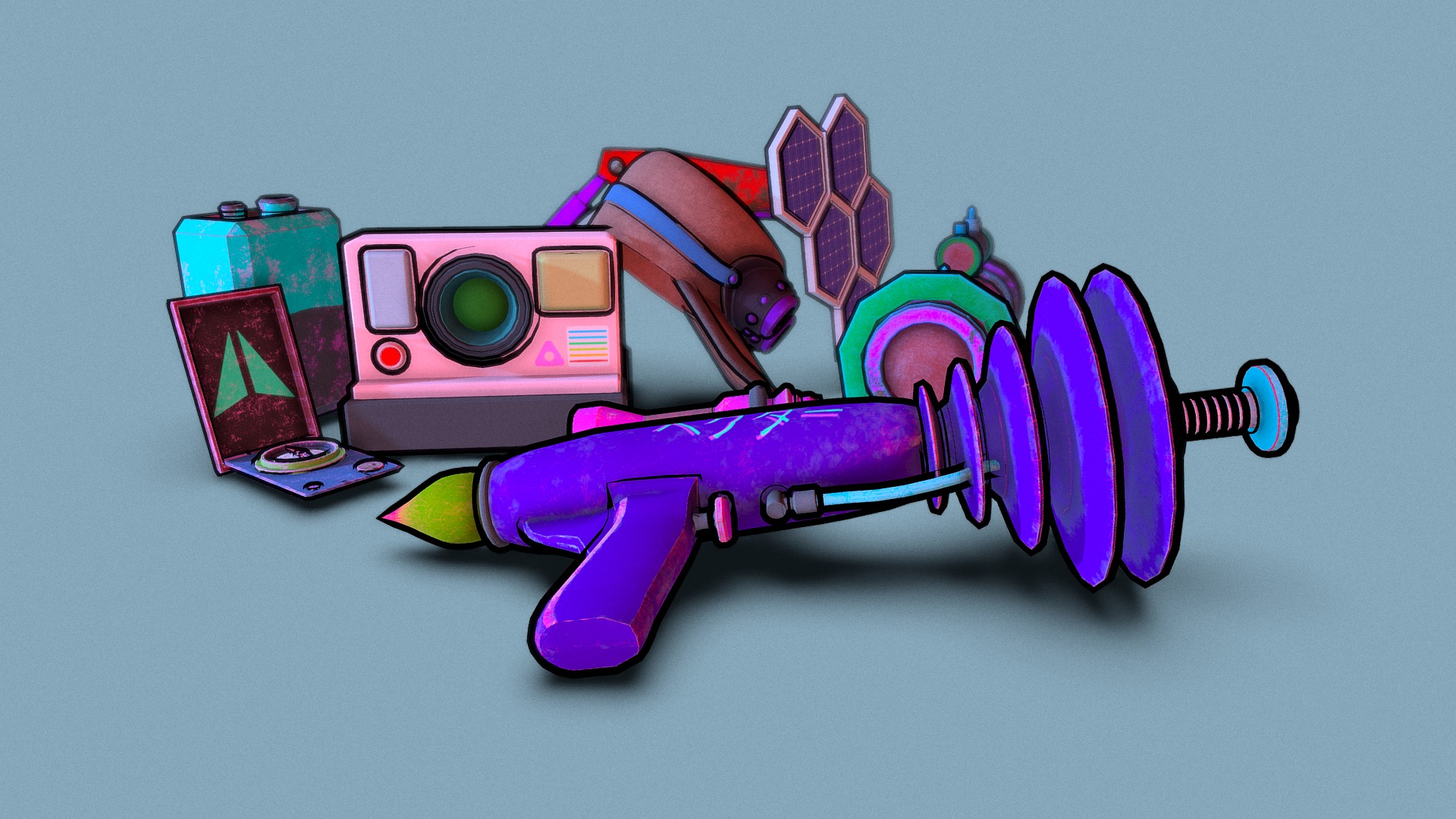 Space props - Download Free 3D model by PaulinDelgadillo ...