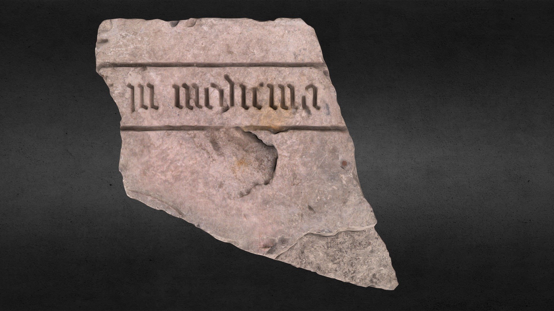Grafsteen 18 - 3D model by Archeologie Gemeente Den Haag ...