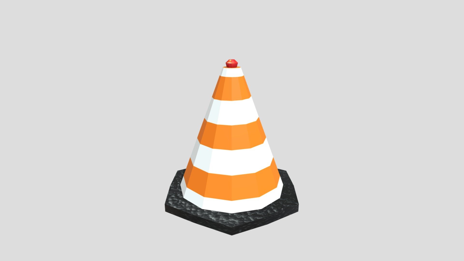 Textured Traffic Cone - Download Free 3D model by Det_Prince_L [aac13db ...
