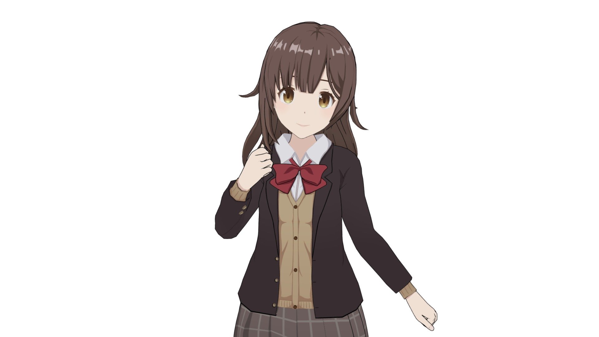 Ogiwara Sayu - Higehiro - 3D model by Rezapp [aac3b02] - Sketchfab