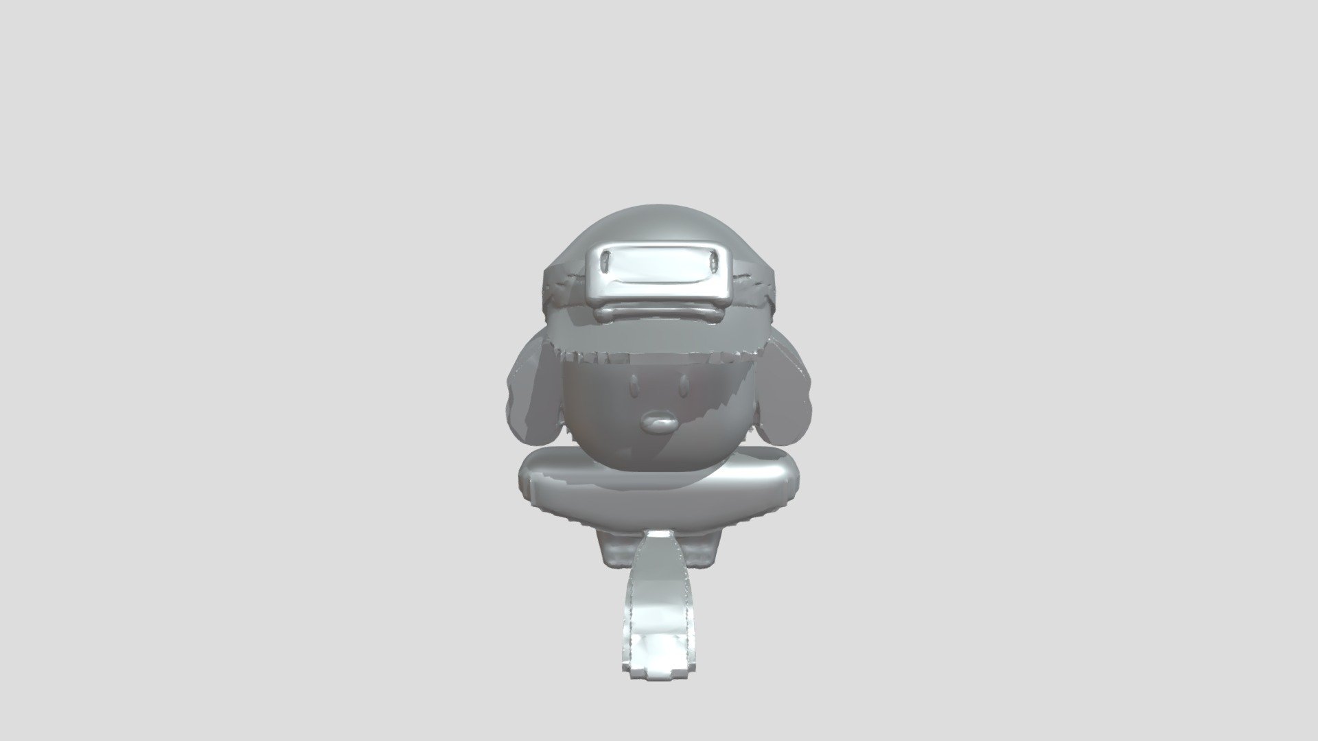 Cartoon dog wearing a cap - 3D model by coumie.prod [aac3d66] - Sketchfab