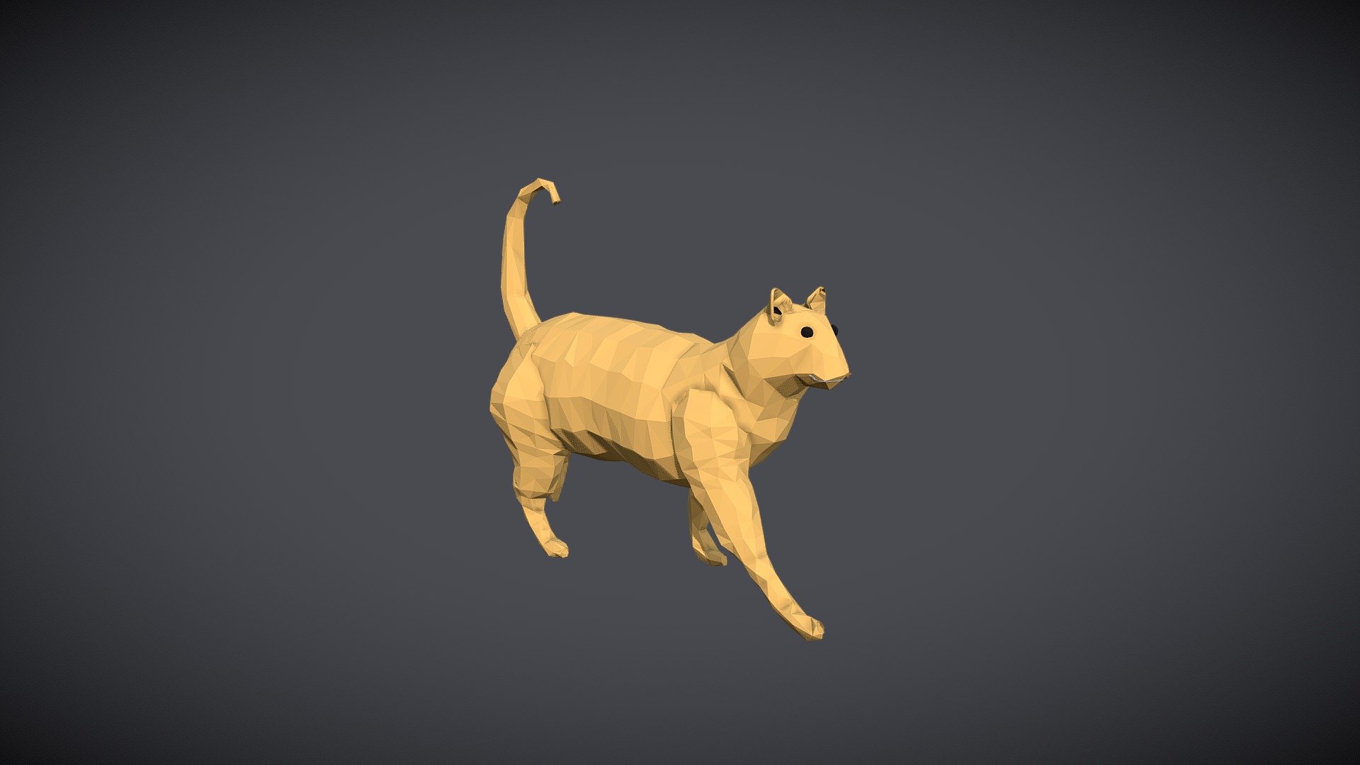 Low-Poly Cat - Buy Royalty Free 3D model by Incod ART 3D (@incodart ...