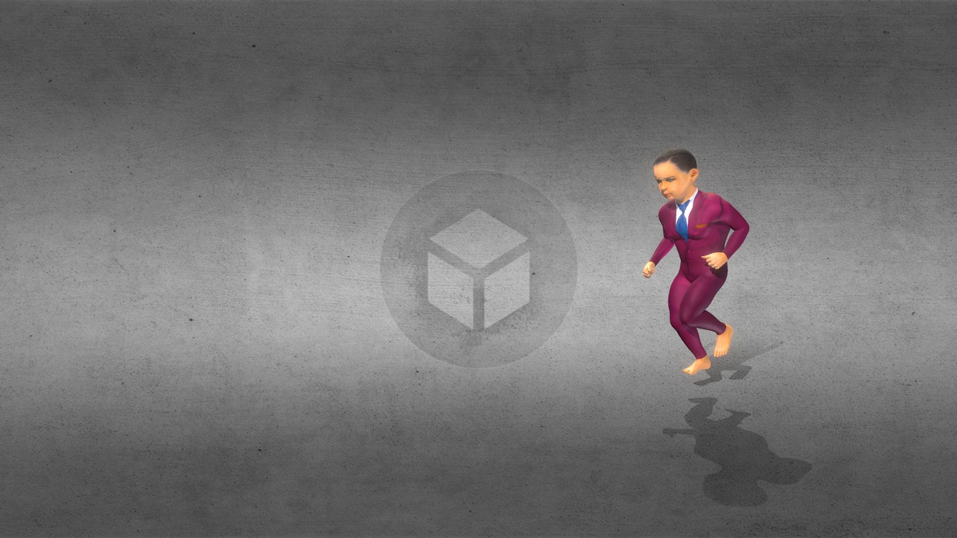 Creepy Costumed Boy Flipping Over Animation - Buy Royalty Free 3D model ...