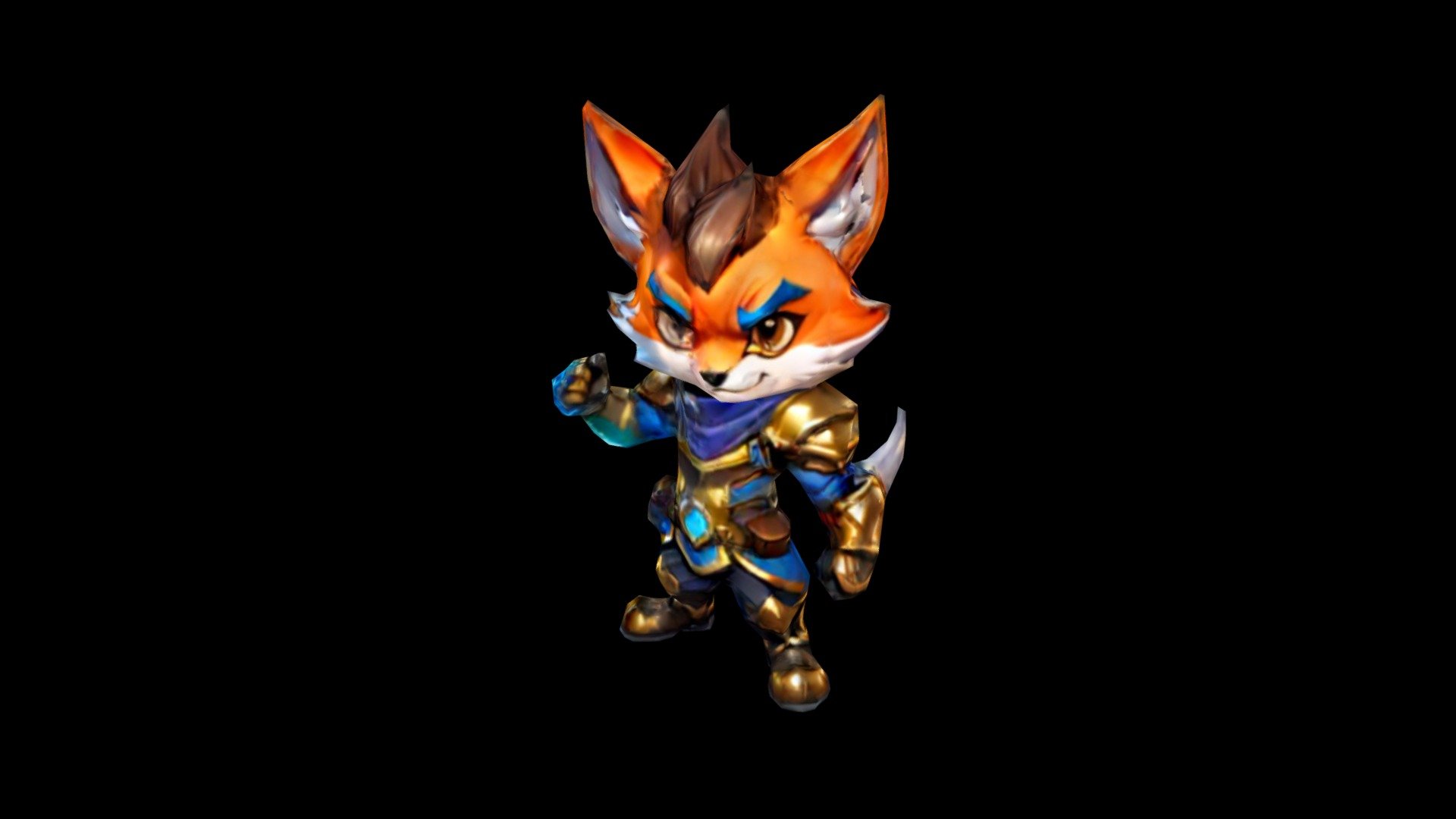 Rogue fox-knight, equipped and ready for battle. - Download Free 3D ...