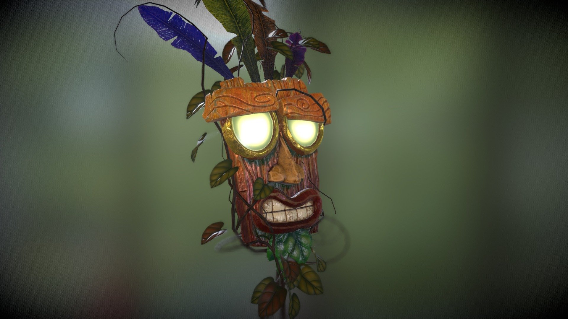 AkuAku(ooga-booga) - 3D model by shiromai89 [aac9498] - Sketchfab