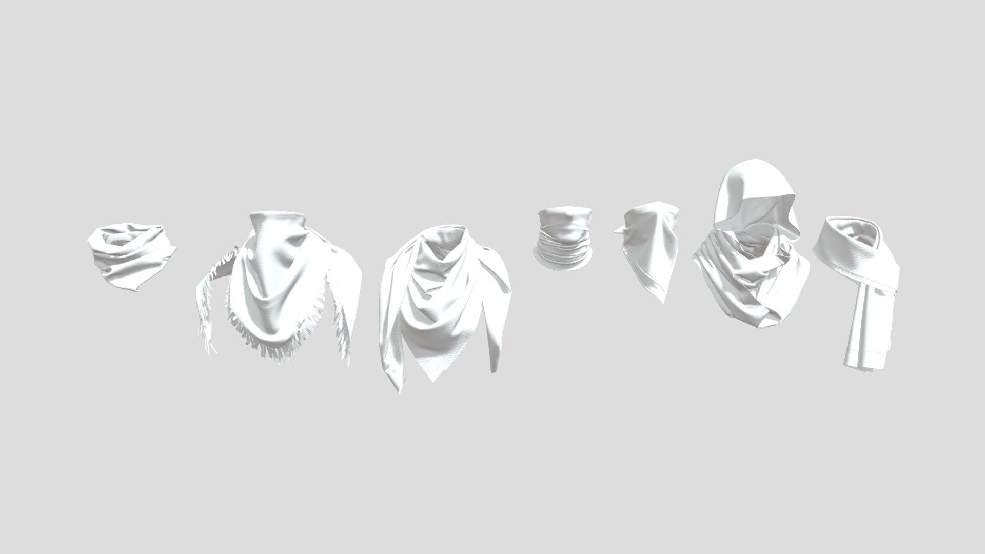 scarf - 3D model by Andy (@thuyhang989868) [aacb7a1] - Sketchfab