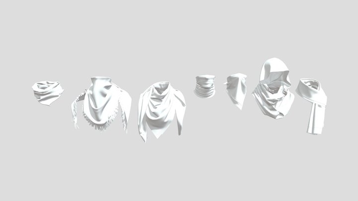 Scarf 3D models - Sketchfab