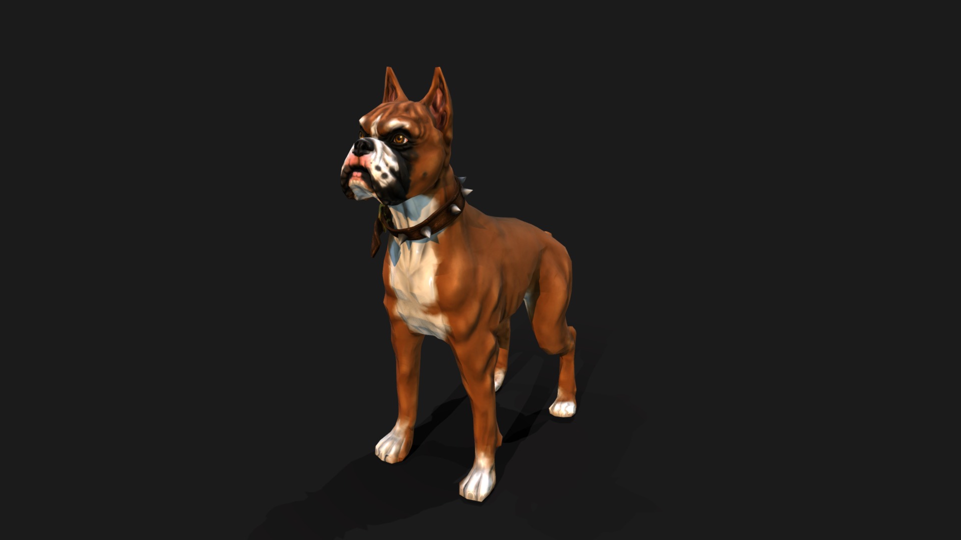 Boxer Dog - 3D model by alitocarioca [aacc248] - Sketchfab