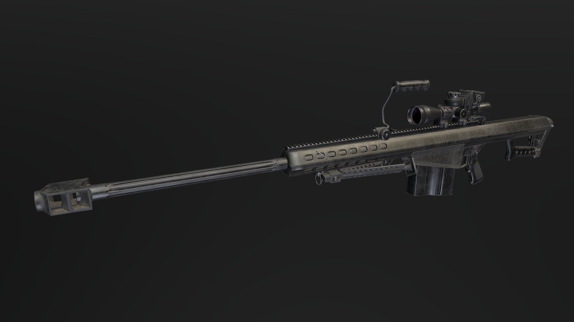 Barett M82 - 3D model by modelers.eu [aace77e] - Sketchfab