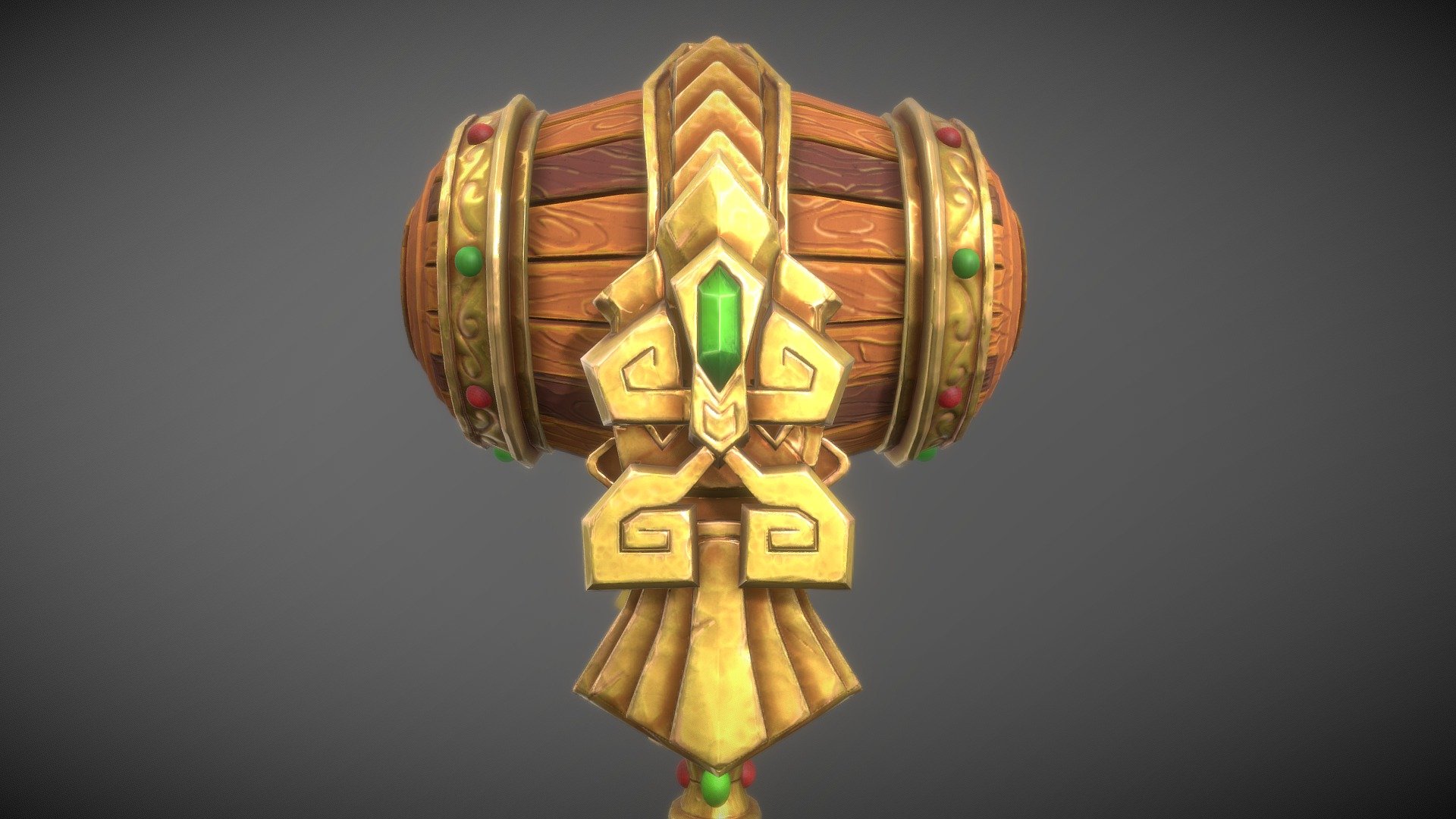 Dwarf Hammer - 3D model by anaprfig [aacfabc] - Sketchfab