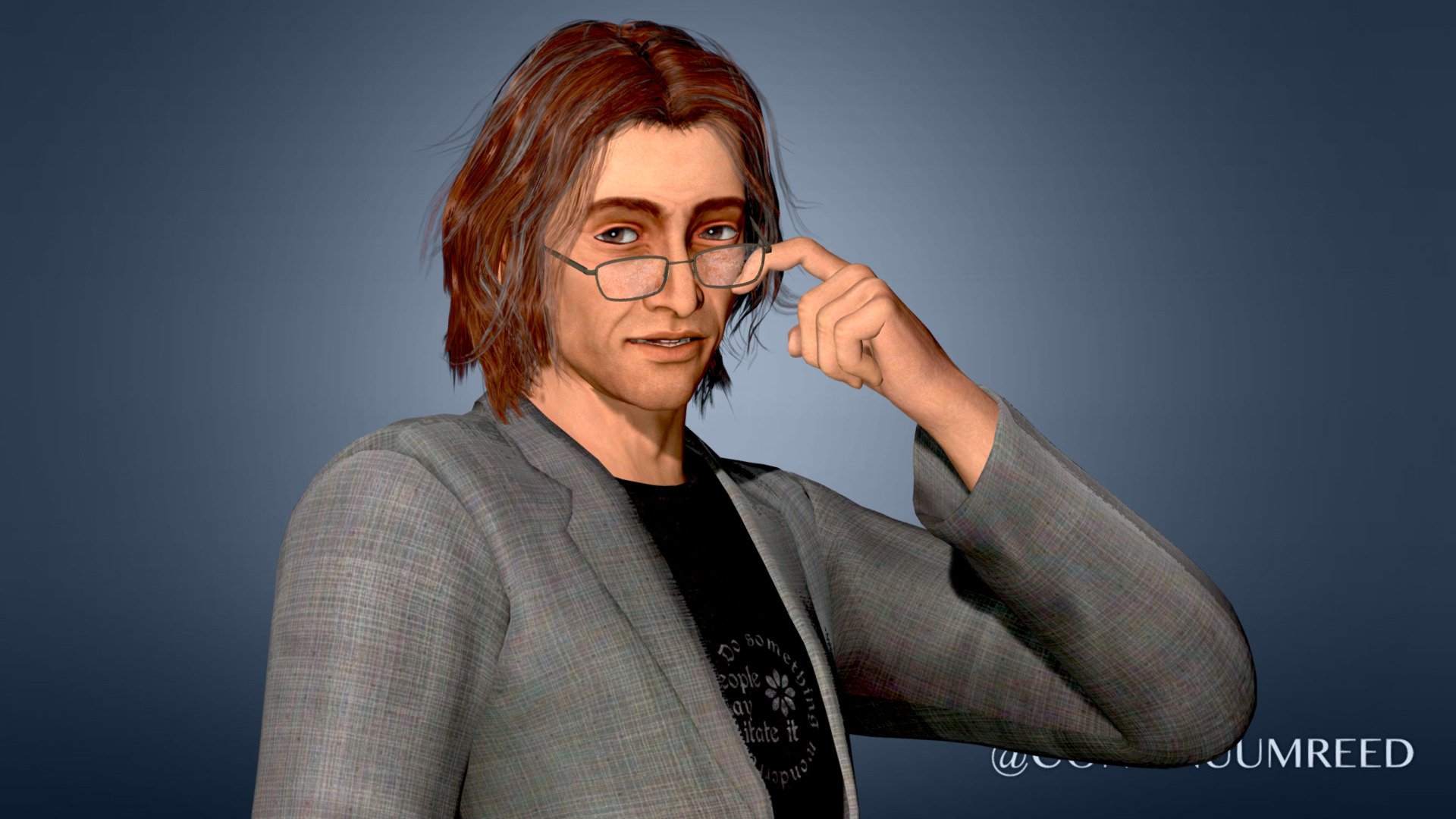 Dr. Greg McIver (Alt 3 Outfit Character Model) - 3D model by CT Reed ...