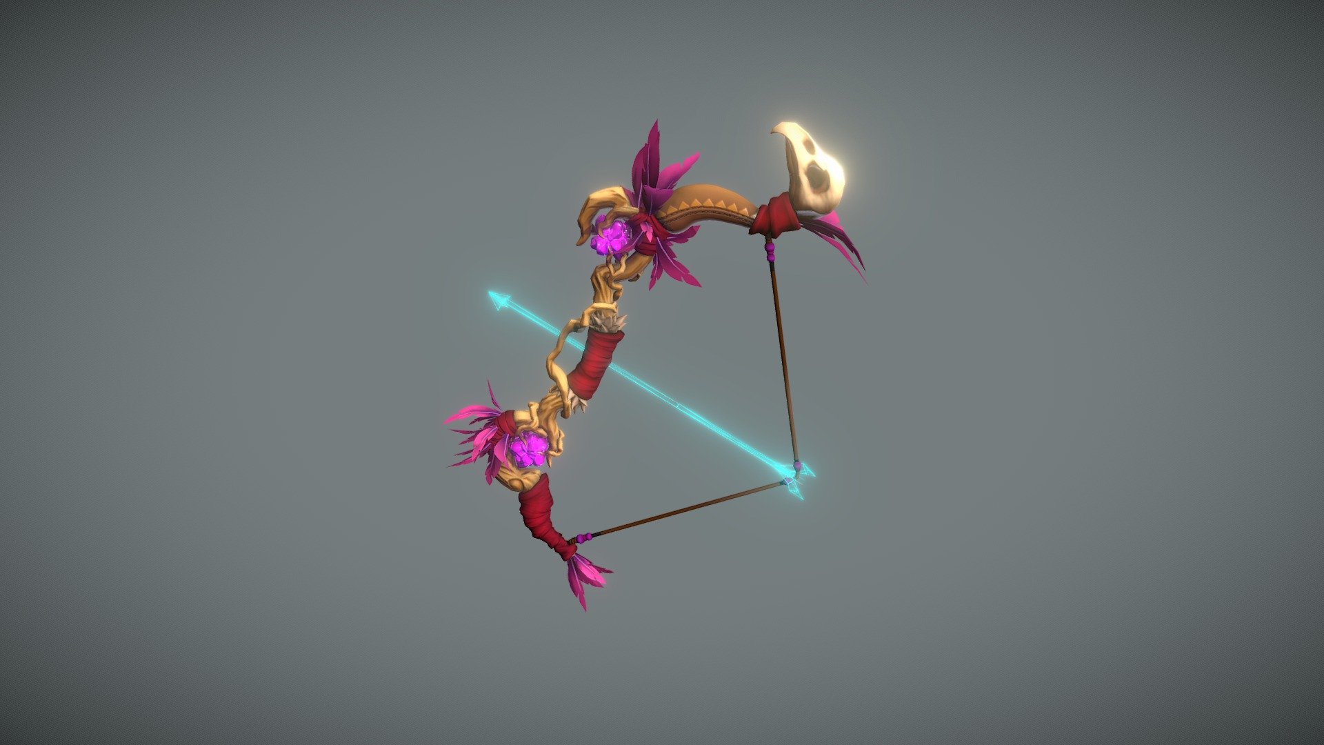 Mystic Bow - 3D model by zan_du_ro [aad3769] - Sketchfab