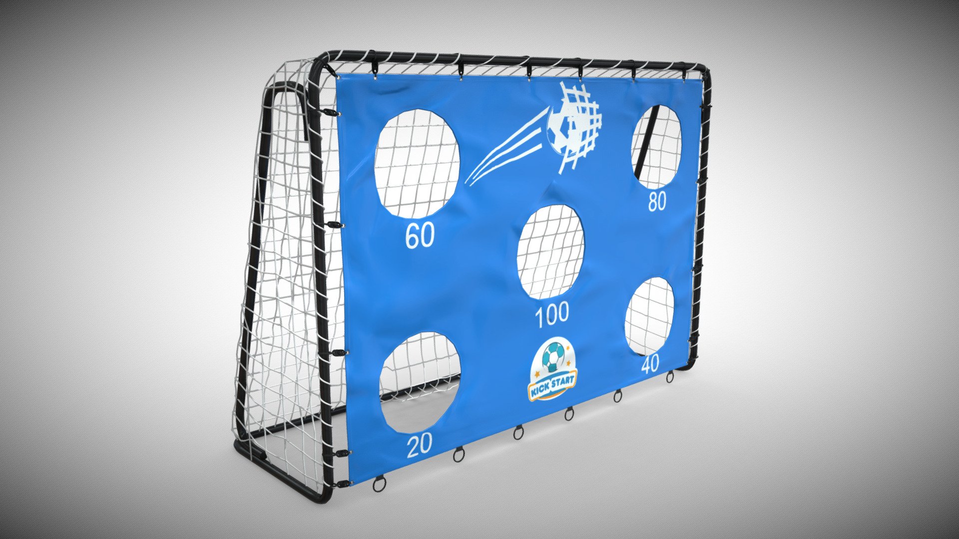 Kids Practice Goal - 3D model by Black Or Grey (@itsblackorgrey ...