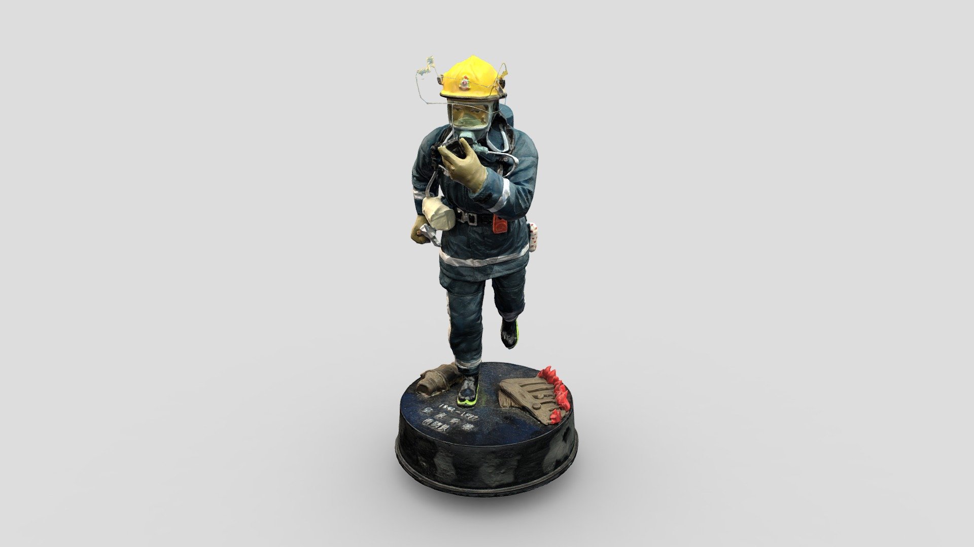 Fireman Model - 3D model by sfbheritagetrust [aad628f] - Sketchfab