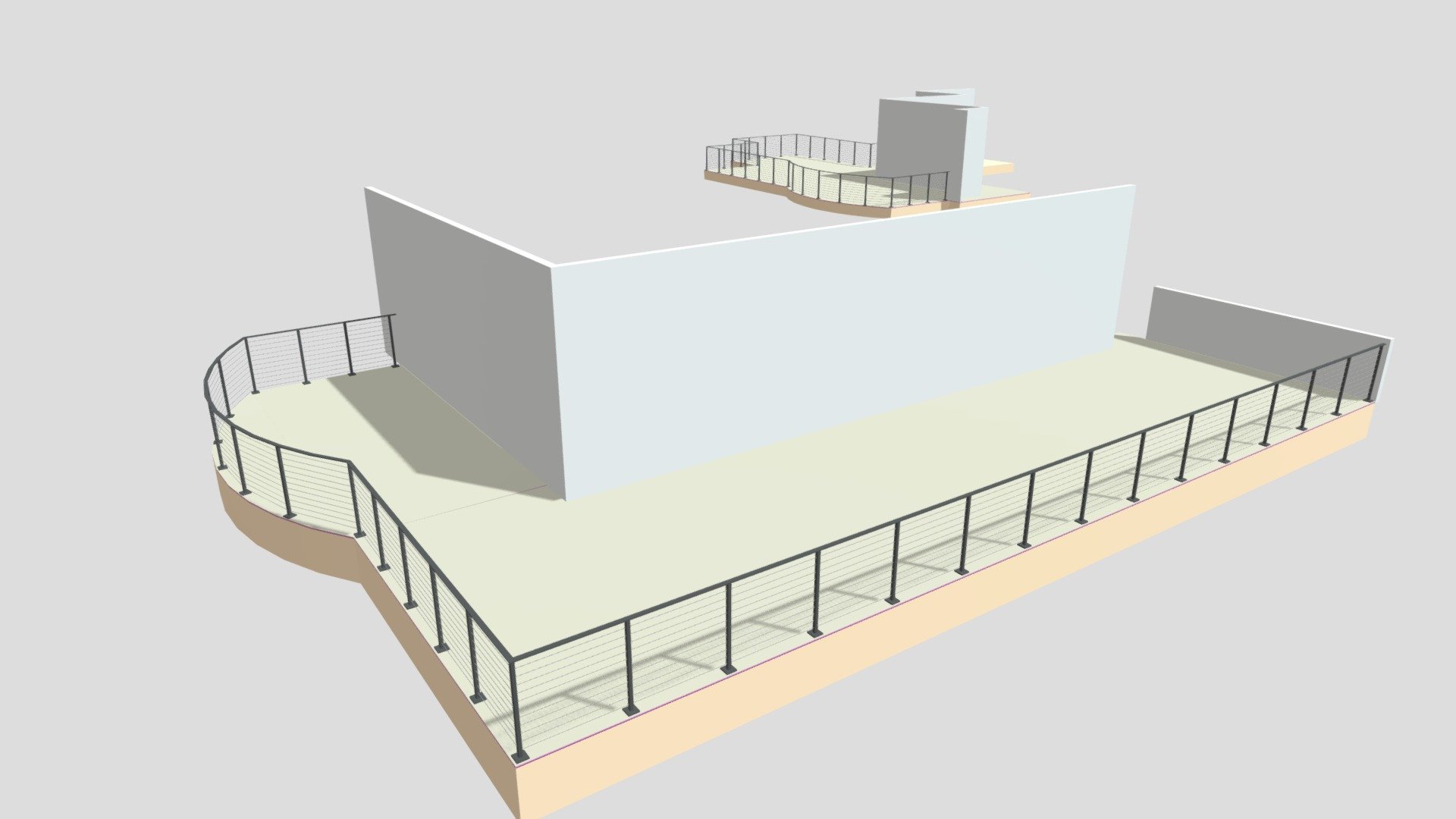 Ext. Cable Rail - Smith Res. - Download Free 3D model by ryanpendarvis ...