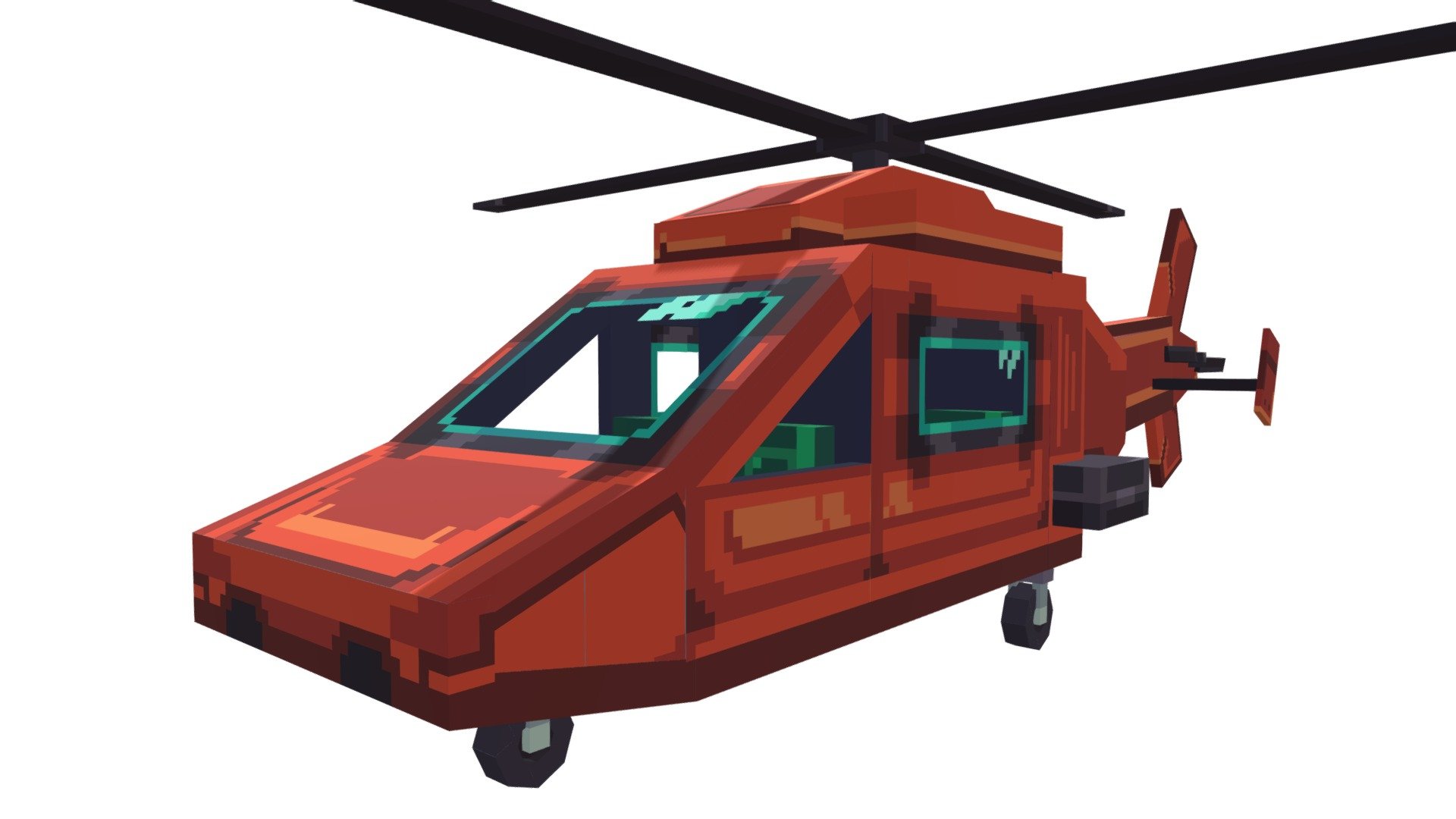 Helicopter - 3D model by Octovon (@OctovonMC) [aad67a8] - Sketchfab