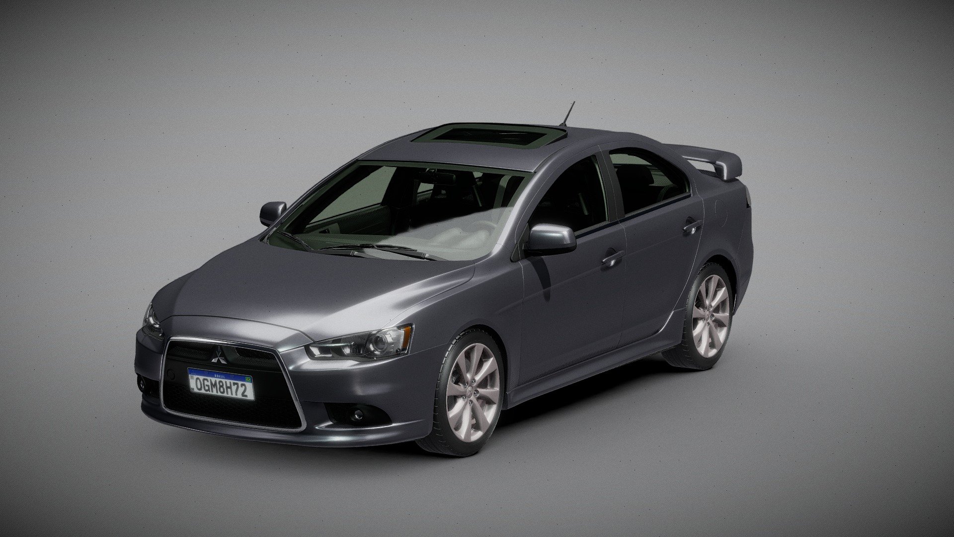 Mitsubishi Lancer GT / Ralliart / 4B11 - 3D model by konige3 [aad96b0 ...