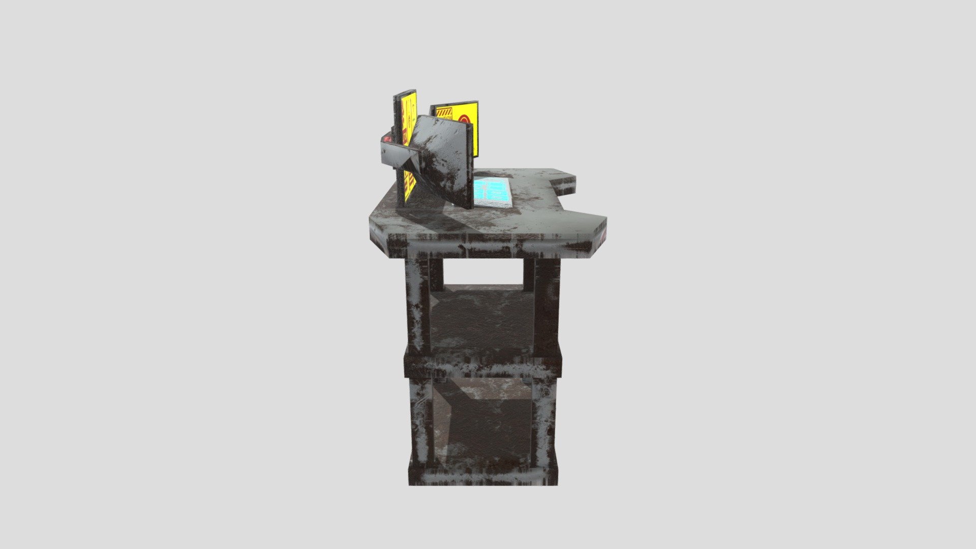 SCI-FI Desk - 3D model by 440316 [aadac95] - Sketchfab