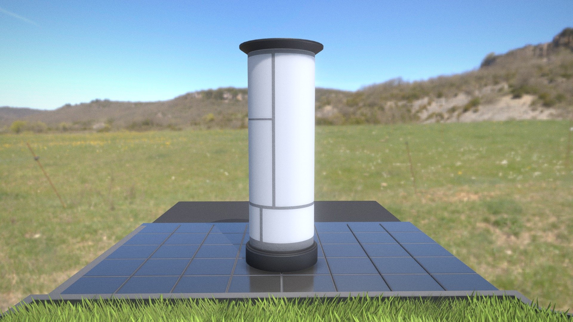 Classic Advertising Pillar Version 5 (Low-Poly) - Buy Royalty Free 3D ...