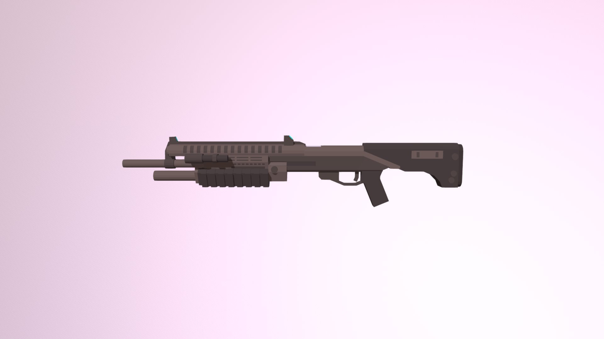 [Minecraft Halo] Shotgun H3 - 3D model by Mc-Halo [aadb46a] - Sketchfab