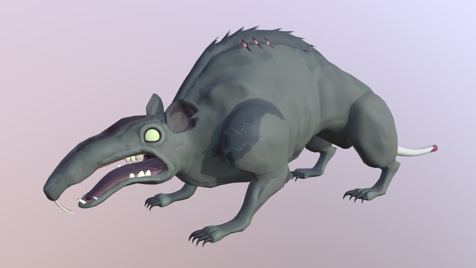 Rat_Boss - Download Free 3D model by Tanya_Ekberg [aadbfe2] - Sketchfab