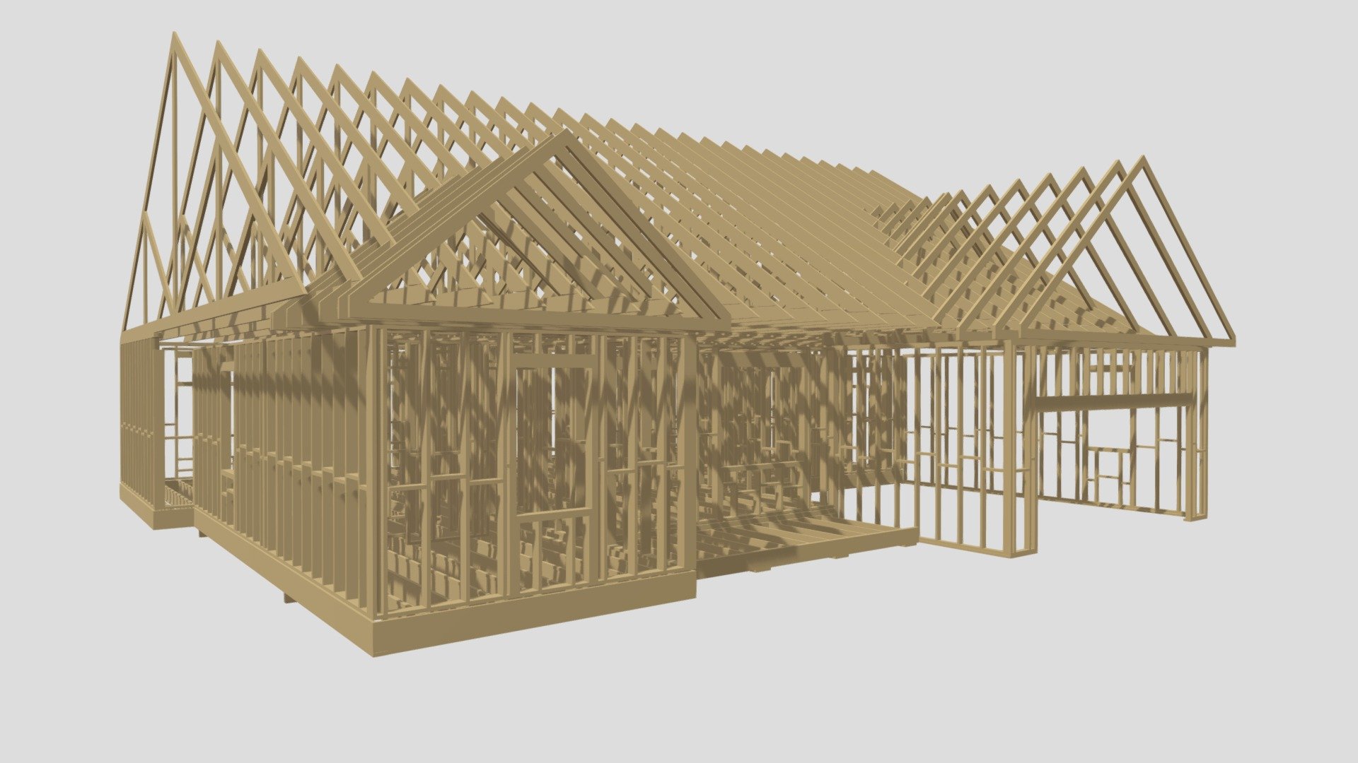 Timber Framing sketcxhfab - 3D model by oasysliving [aadc45e] - Sketchfab