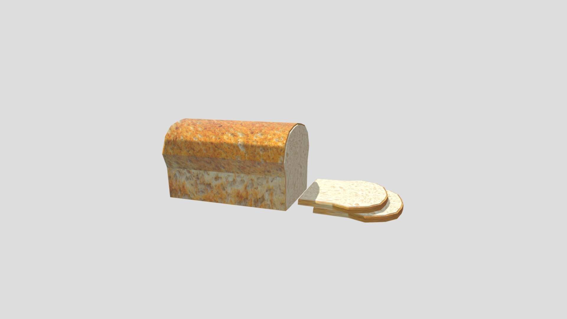 Breads Low Poly - Download Free 3D model by M.J 3D Artist ...
