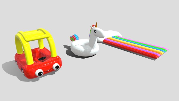 Pool-floats 3D models - Sketchfab