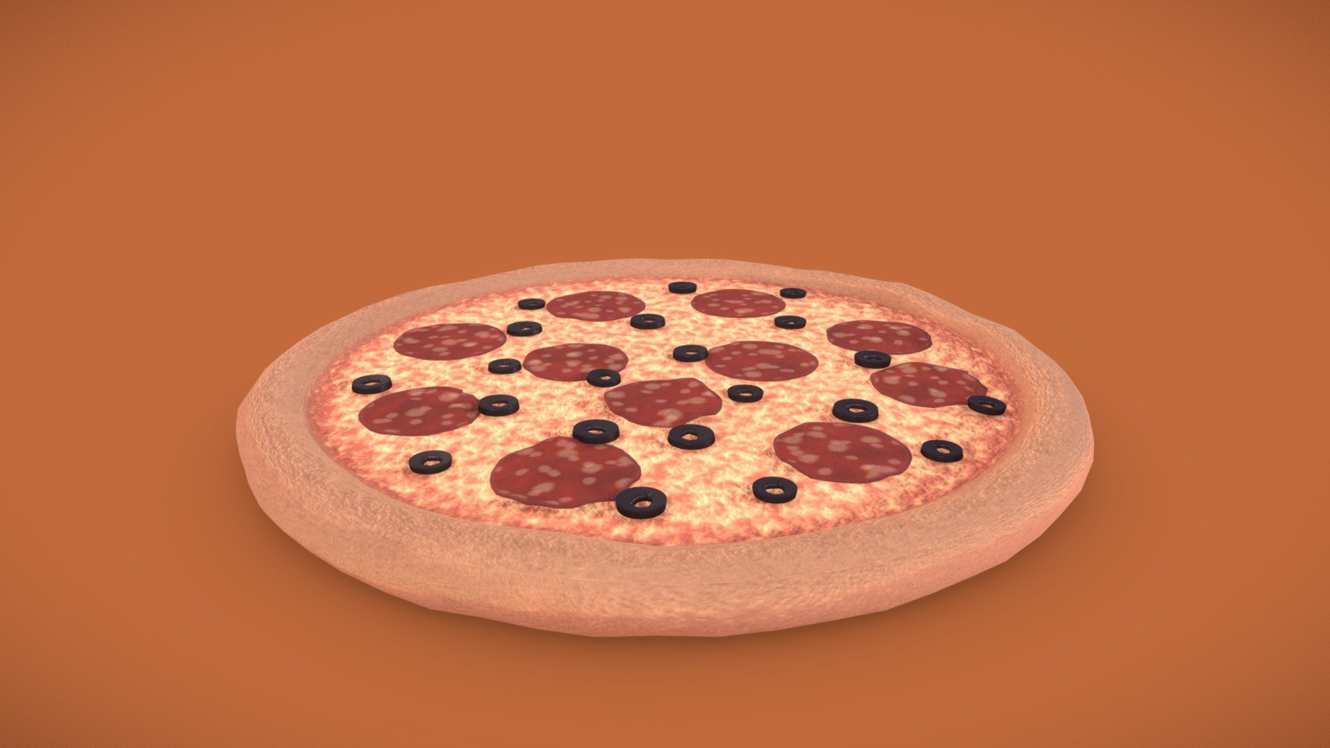 Pepperoni Pizza - Buy Royalty Free 3D model by JoaquínM (@JoaquinM ...